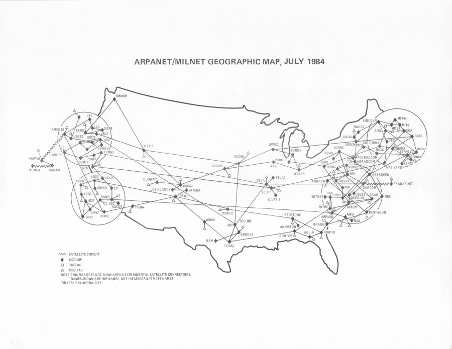 ARPANET Maps – Cryptosmith